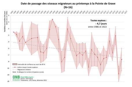 Oiseaux et réchauffement climatique